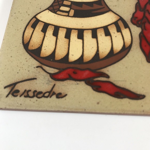 Cleo Teissedre | Accents | Vintage Cleo Teissedre Ceramic Tile Trivet ...